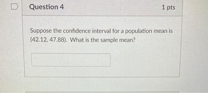 Suppose the confidence interval for a population mean | Chegg.com