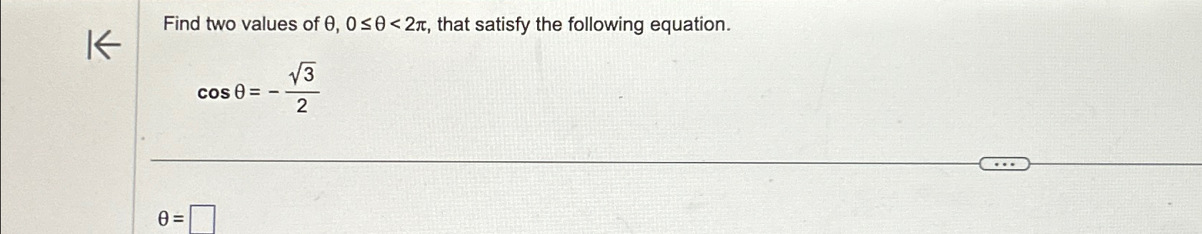 Solved Find Two Values Of θ0≤θ 