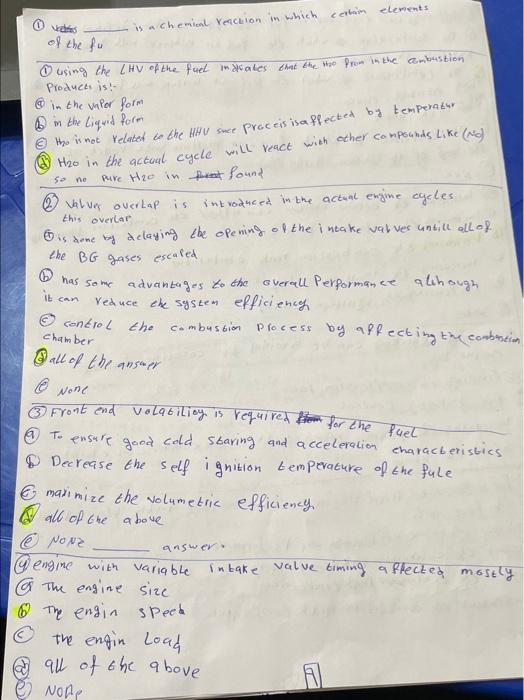 Solved (1) vatho is a chemial reaction in which cothin | Chegg.com