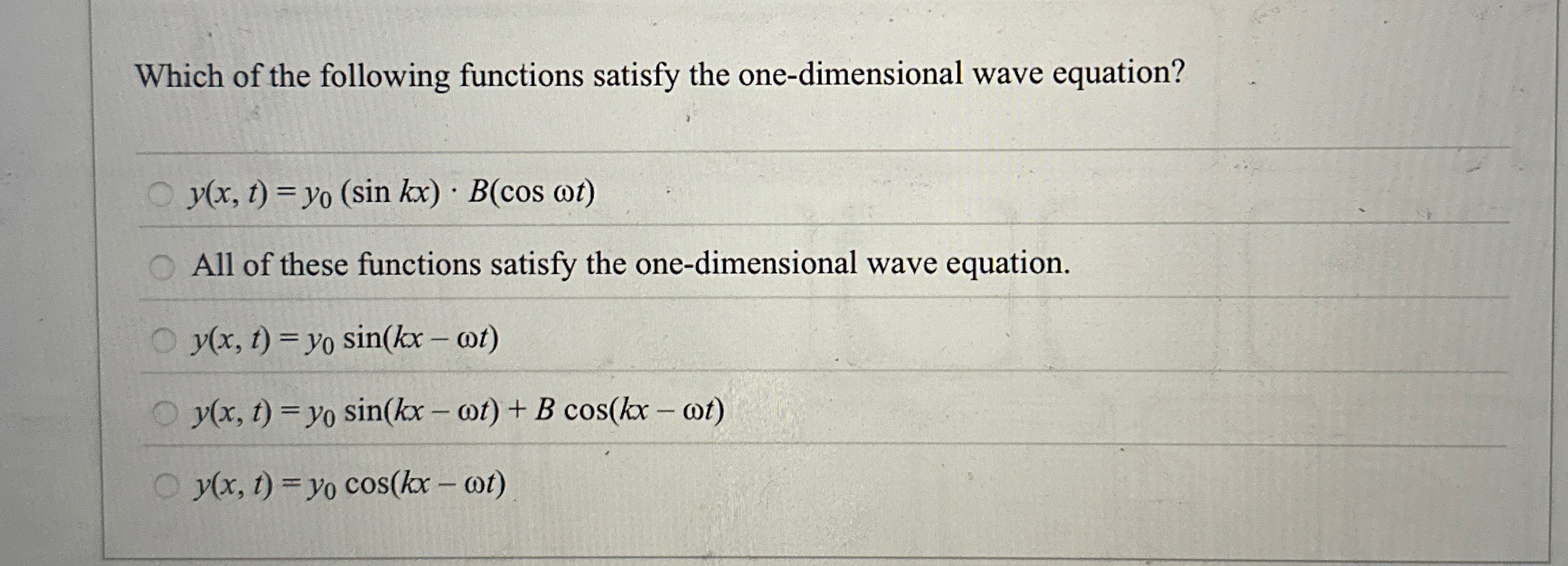 Solved Which of the following functions satisfy the | Chegg.com