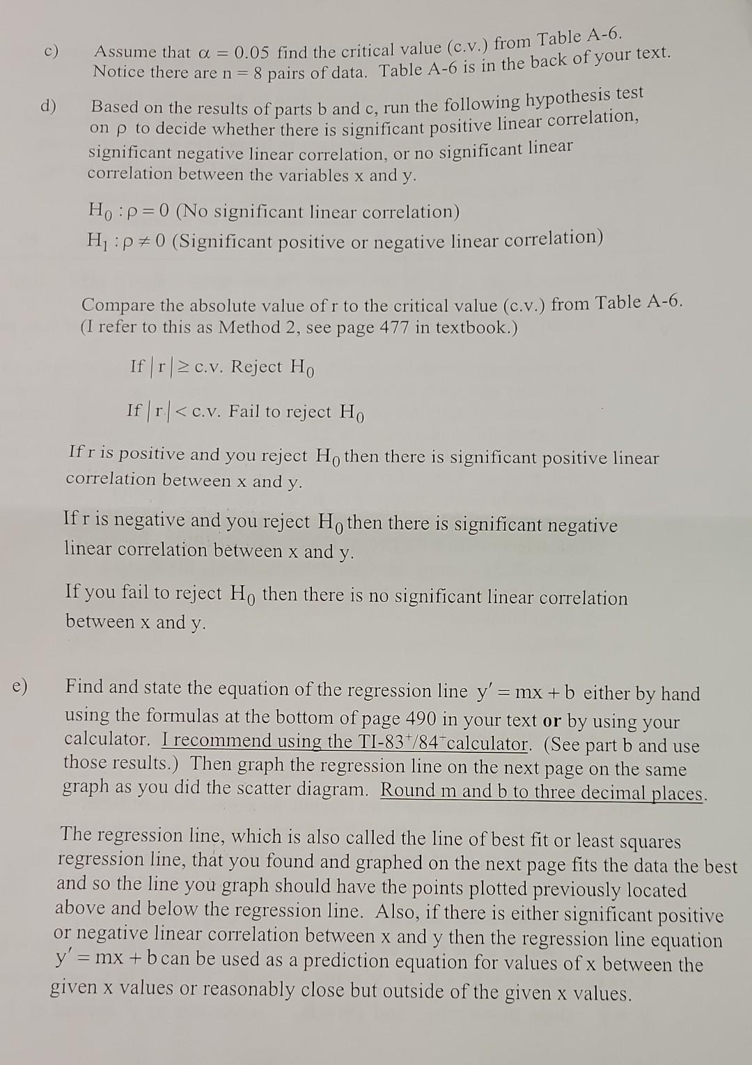 Solved Buchl StatCrunch Lab \#7 Linear Correlation and | Chegg.com