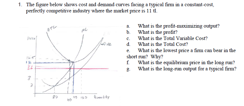 Solved The figure below shows cost and demand curves facing | Chegg.com