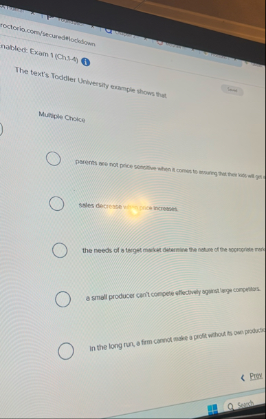 Solved lockdownThe text's Toddler University example shows | Chegg.com