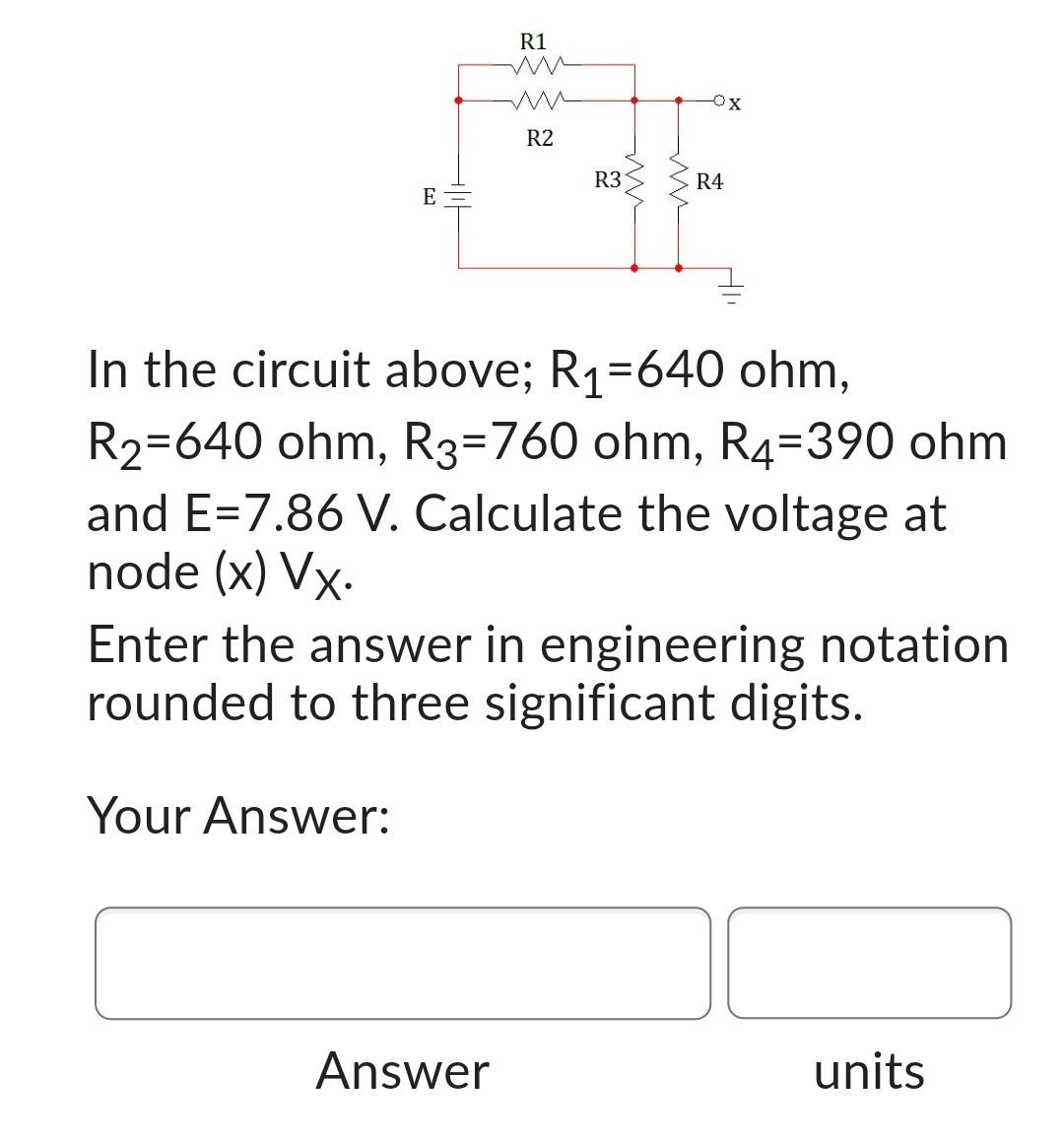 Solved In the circuit above; R1=640 ohm, | Chegg.com