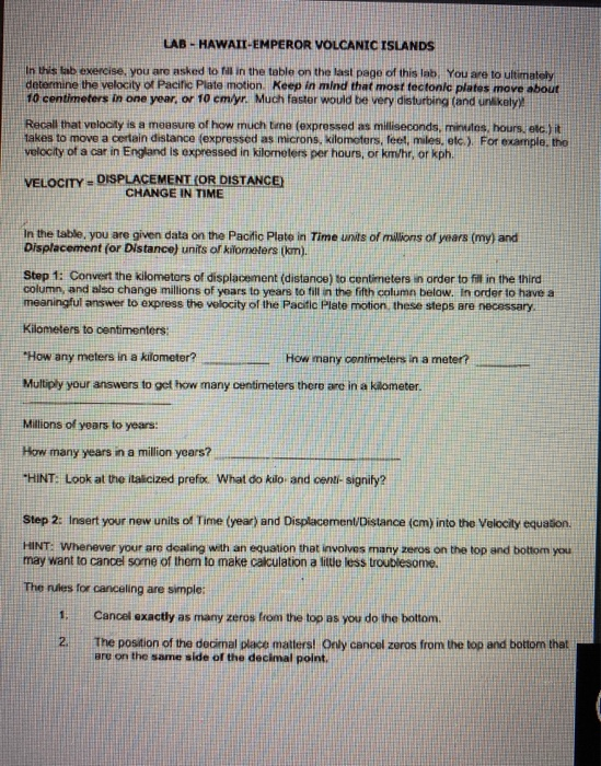 Solved Hawaii-Emperor Volcanic Islands o EMPEROR N SEAMOUNTS | Chegg.com