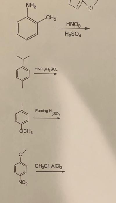 Solved H2SO4 HNO3 HNO3/H2SO4 2HSO4 Fuming | Chegg.com
