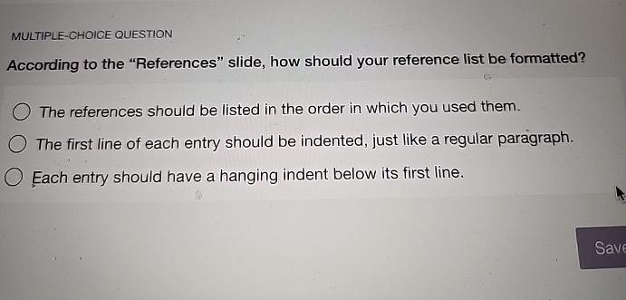 Solved MULTIPLE-CHOICE QUESTIONAccording to the "References" | Chegg.com