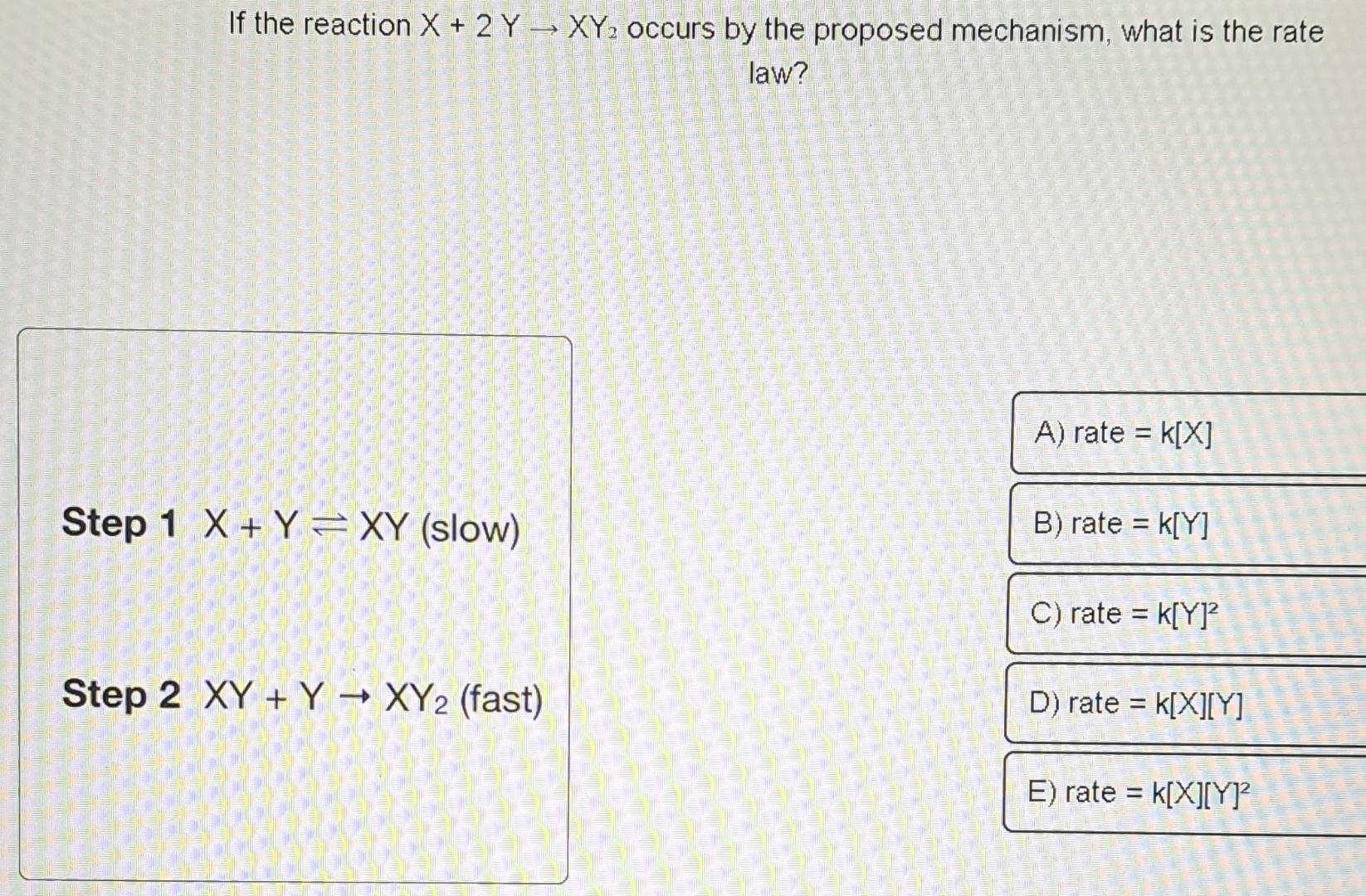 Solved Consider the multistep reaction below. What is the | Chegg.com