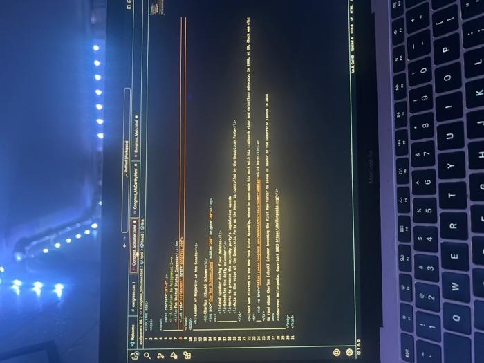 Solved A Create A Css File Named Congresscss You Will Be 2491