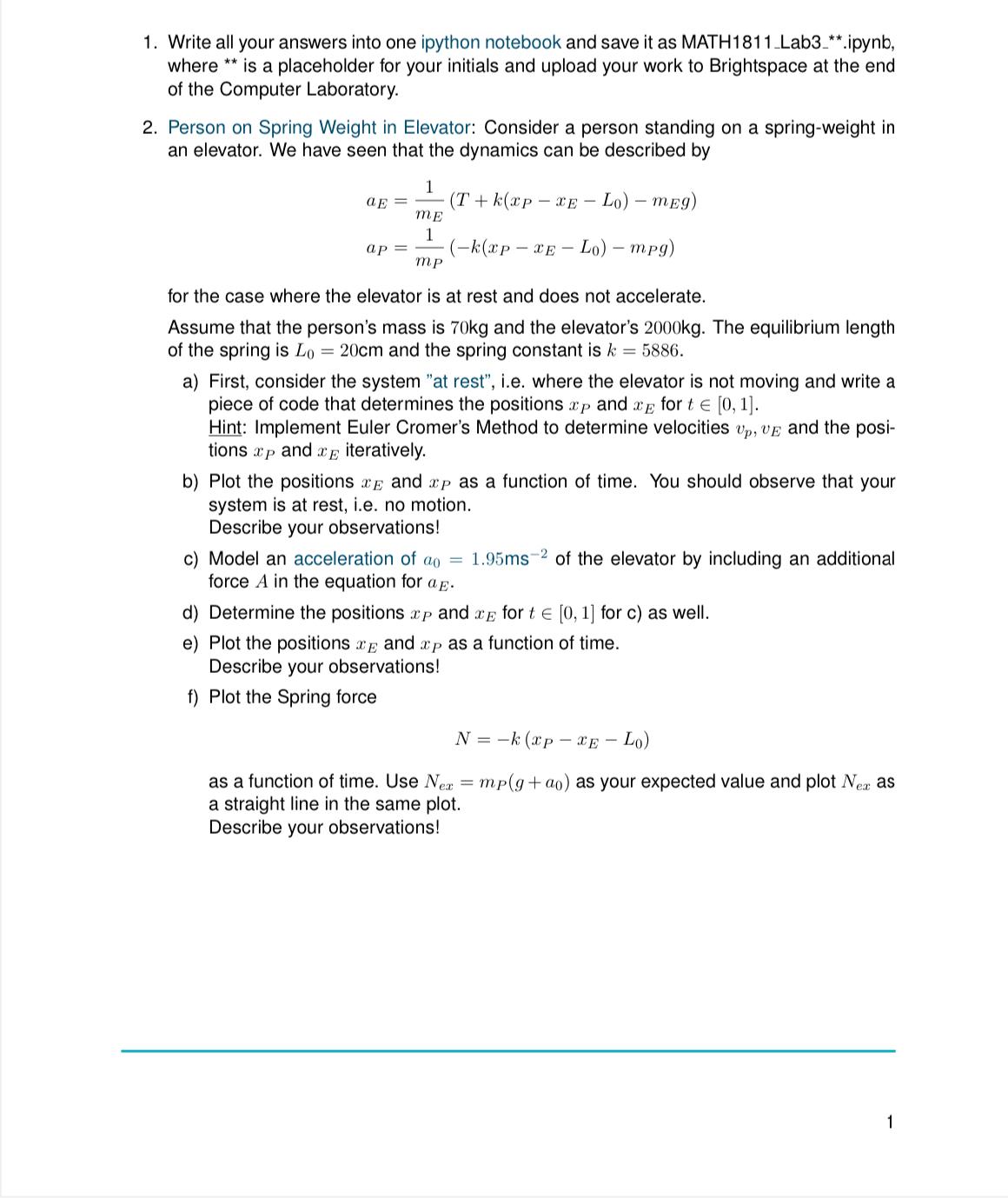 Solved Write all your answers into one ipython notebook and | Chegg.com