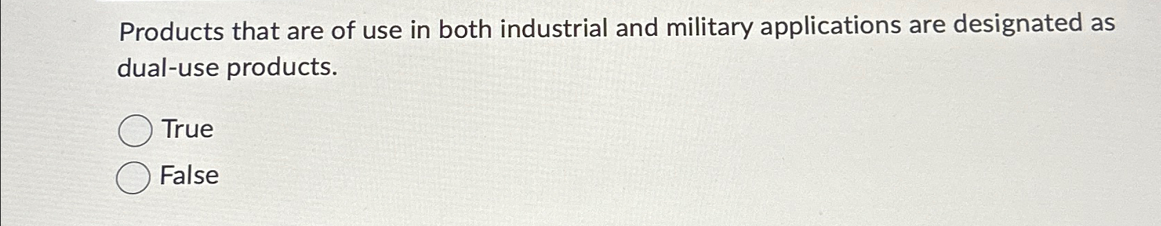 Solved Products that are of use in both industrial and | Chegg.com