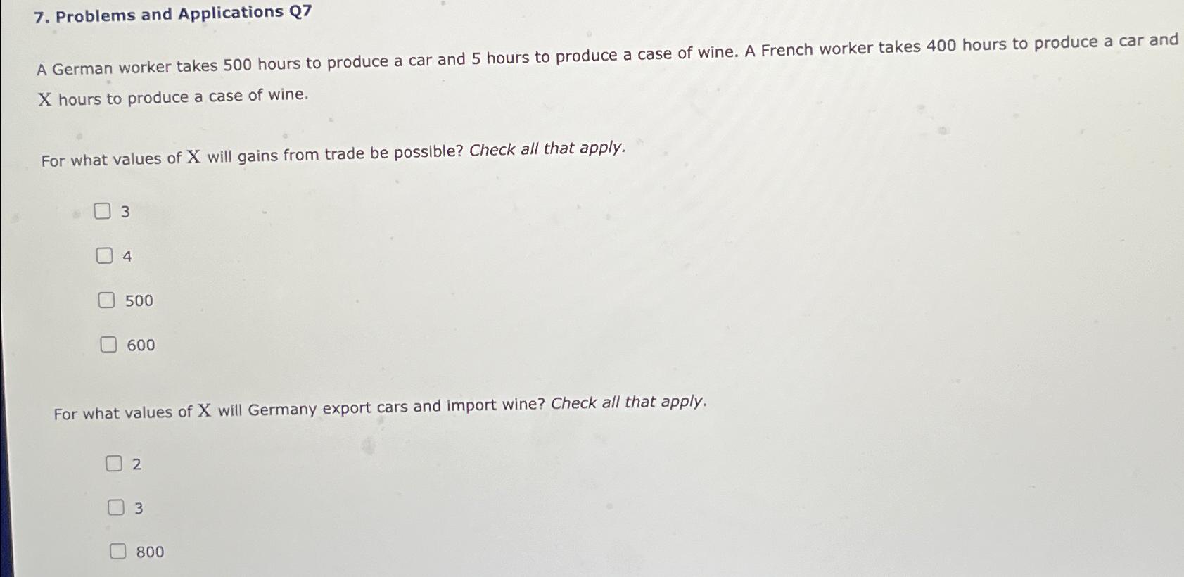 Solved Problems and Applications Q7A German worker takes 500 | Chegg.com