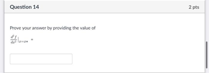 Solved Question 14 Prove your answer by providing the value | Chegg.com