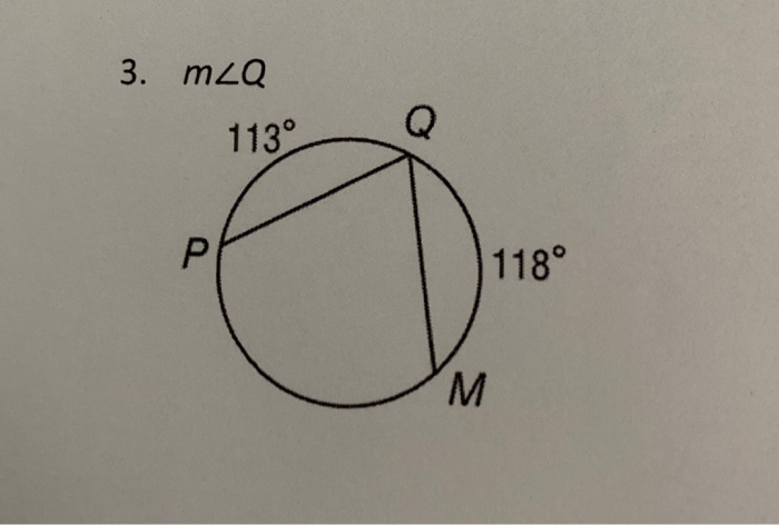 Solved 3. mca 113° 118° | Chegg.com