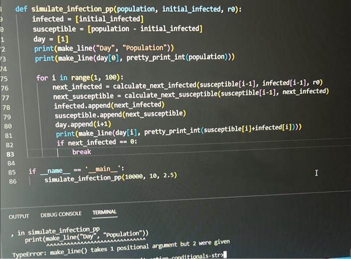 Solved outPUT DEBUGCONSOLE TERMINAL , in | Chegg.com