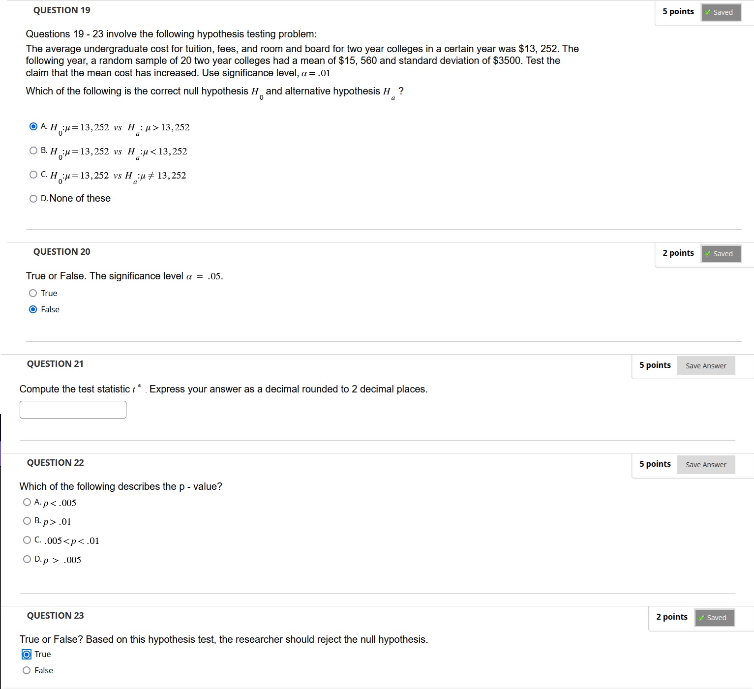 Solved PLEASE ANSWER 19-23 ﻿IT IS ALL ONE QUESTION.QUESTION | Chegg.com