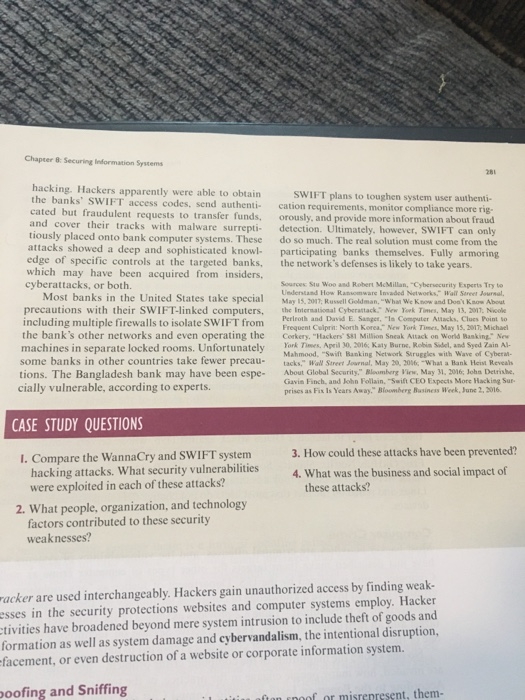 Solved INTERACTIVE SESSION: TECHNOLOGY WannaCry and the | Chegg.com
