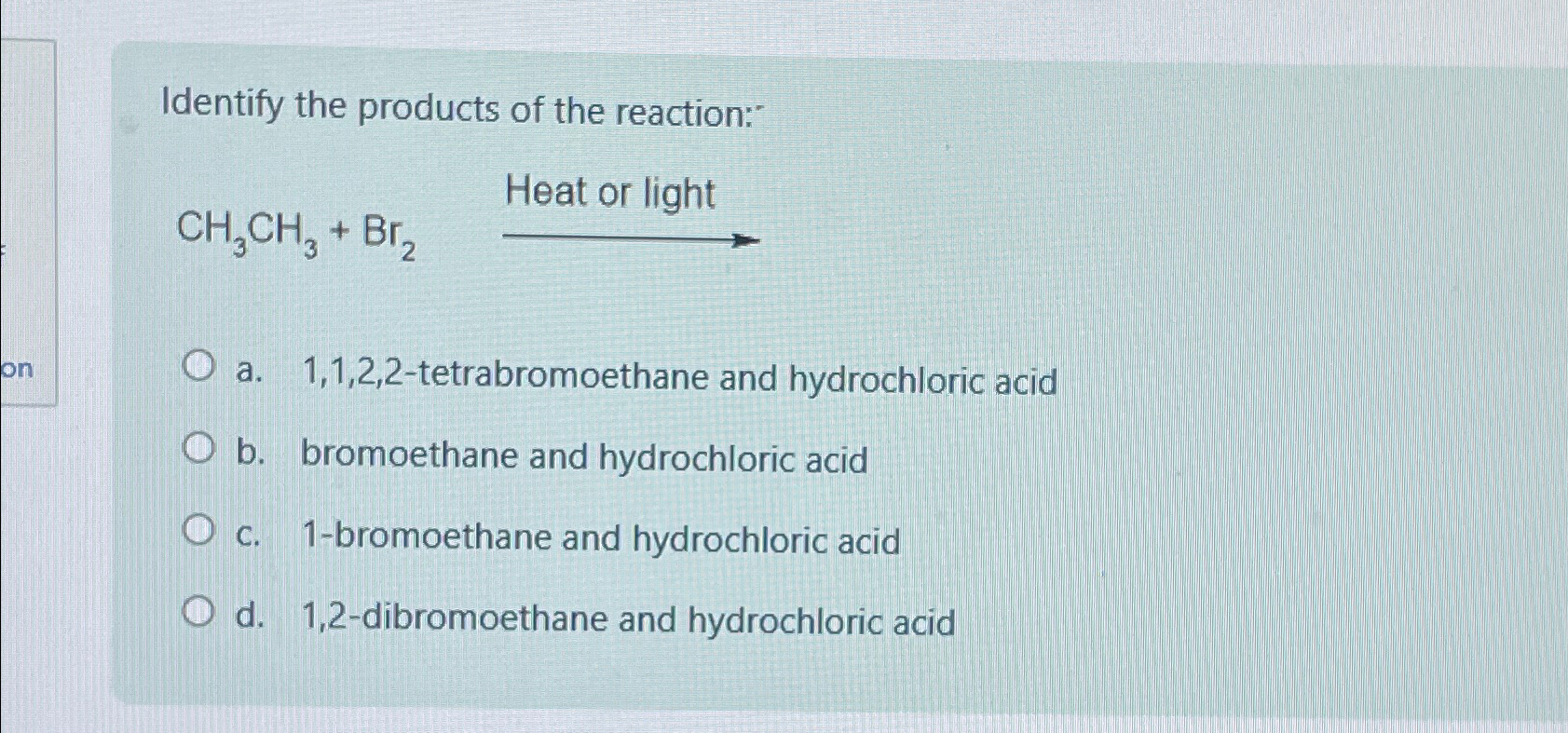 Solved Identify the products of the | Chegg.com