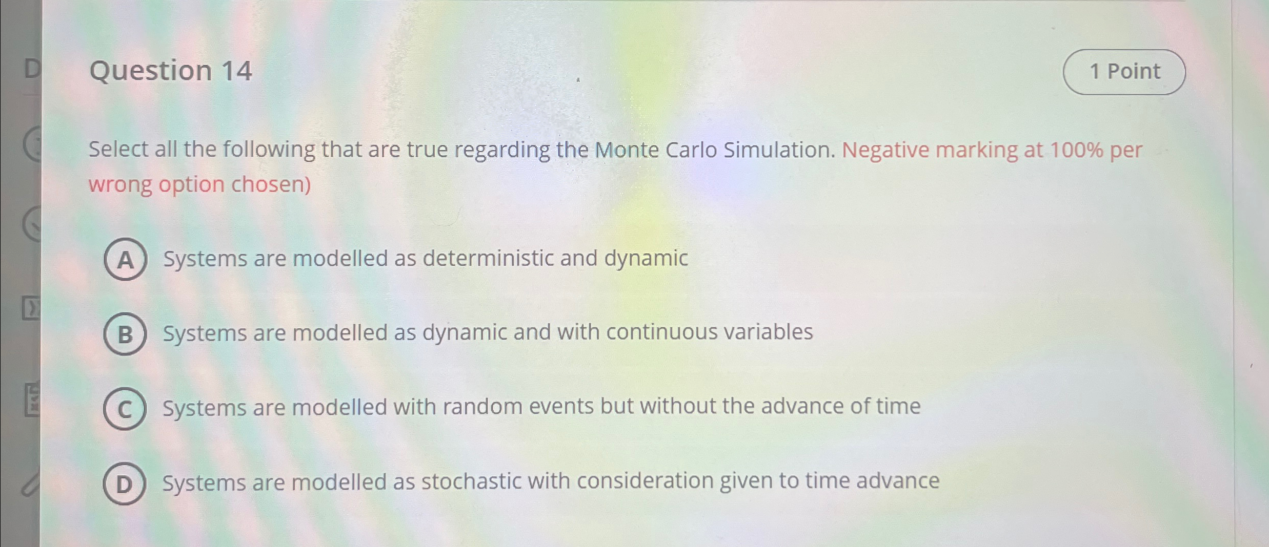Solved Question 141 ﻿PointSelect all the following that are | Chegg.com