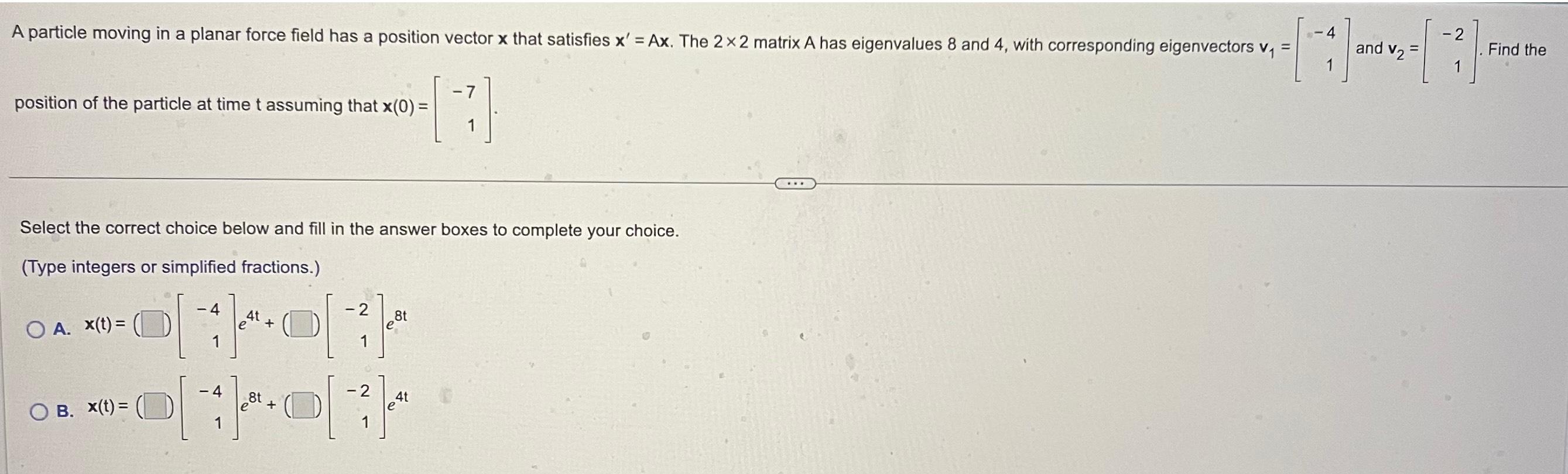 Solved A particle moving in a planar force field has a | Chegg.com
