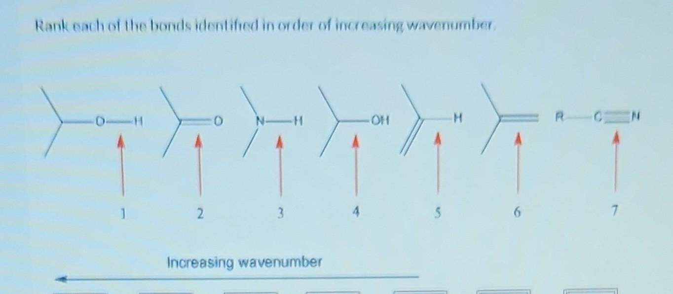 Solved Rank eachof the bonds identified in order of | Chegg.com