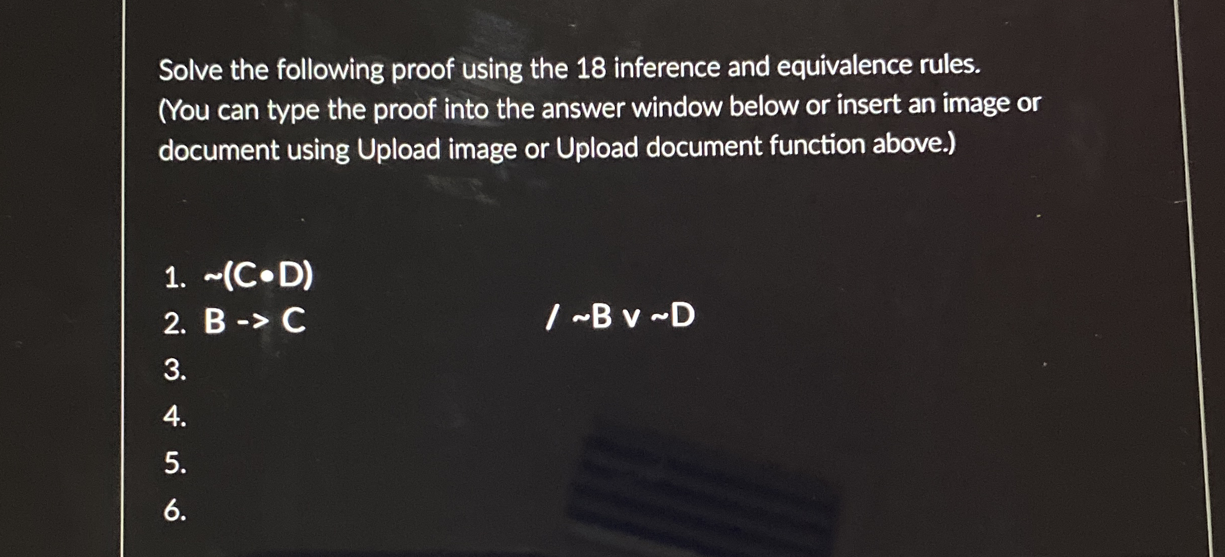 Solved Solve the following proof using the 18 ﻿inference and | Chegg.com