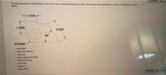 Solved E ports sawe A For the dimensions as shown below. If | Chegg.com