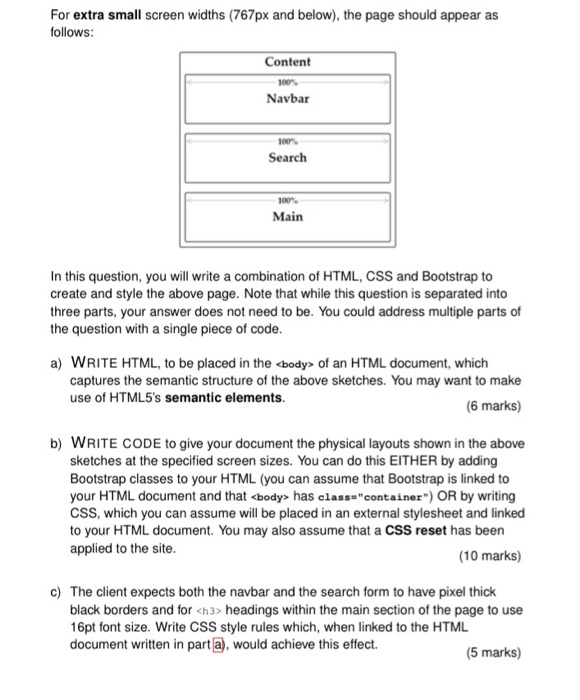 Solved 21. Your client has produced sketches of how they | Chegg.com