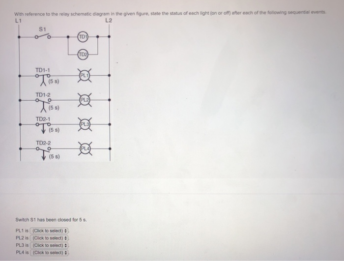 Solved With reference to the relay schematic diagram in the | Chegg.com