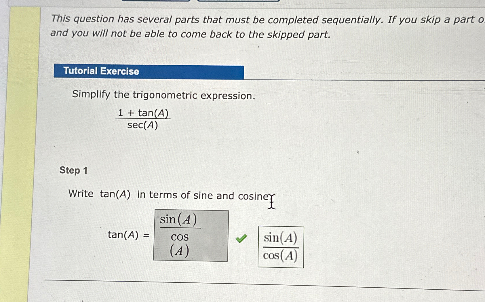 Solved This question has several parts that must be | Chegg.com