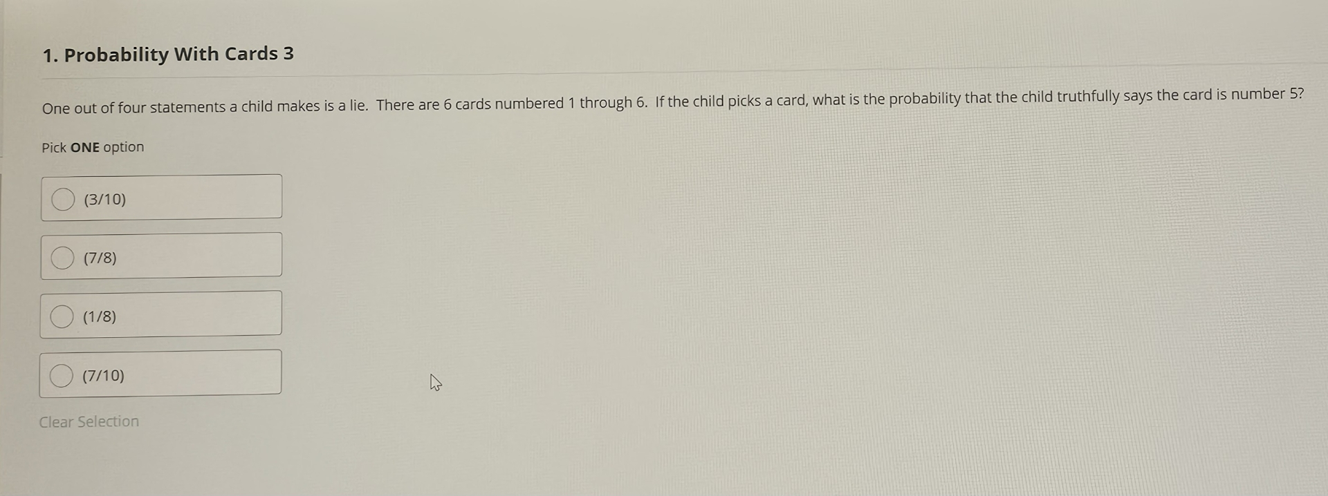 Solved Probability With Cards 3One out of four statements a | Chegg.com