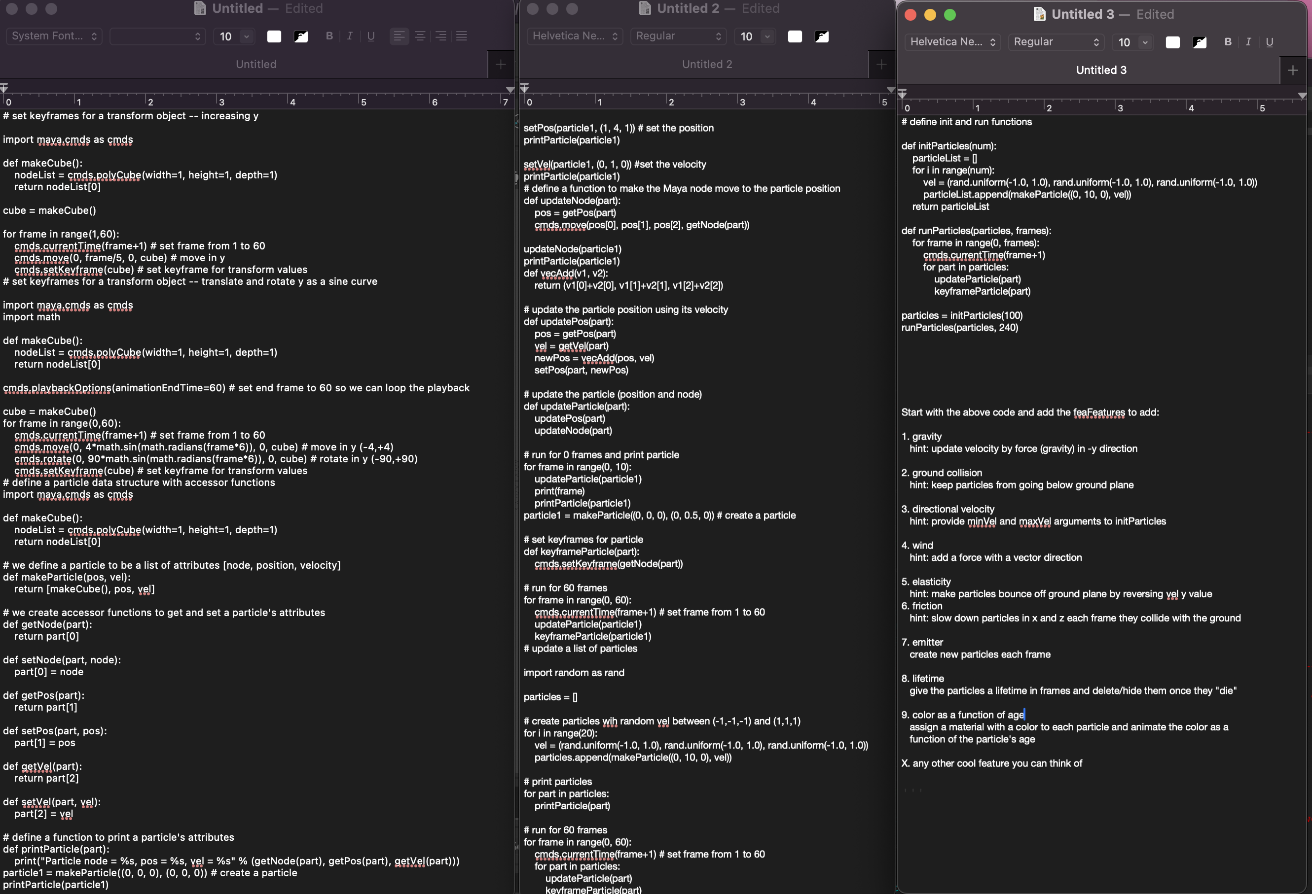 Solved start with the above code and add the features (1-6) | Chegg.com