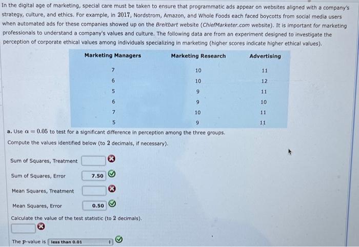 Solved In the digital age of marketing, special care must be | Chegg.com