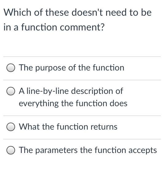 Solved Which of these doesn't need to be in a function | Chegg.com