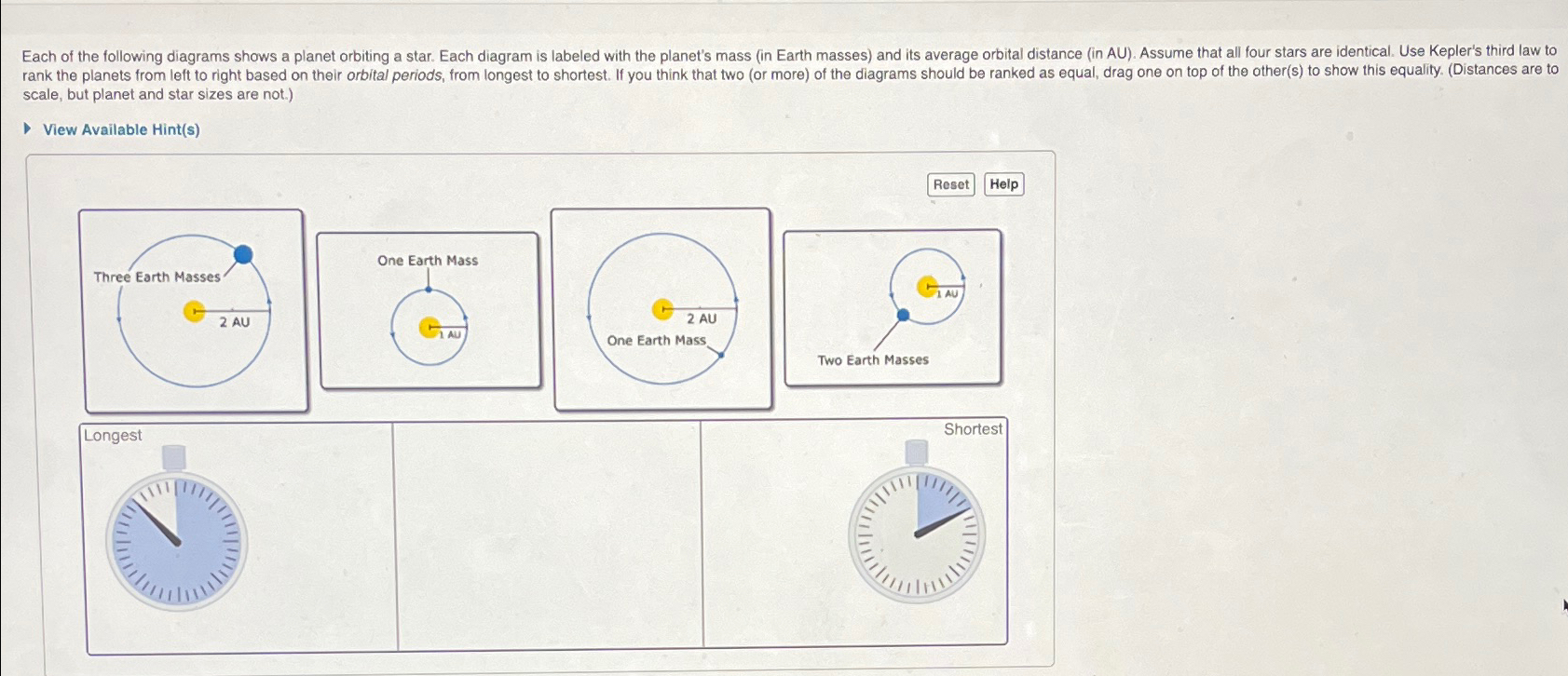 scale, but planet and star sizes are not.)View | Chegg.com