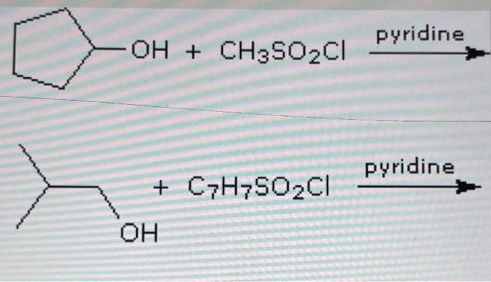 Solved SOCl2pyridine | Chegg.com
