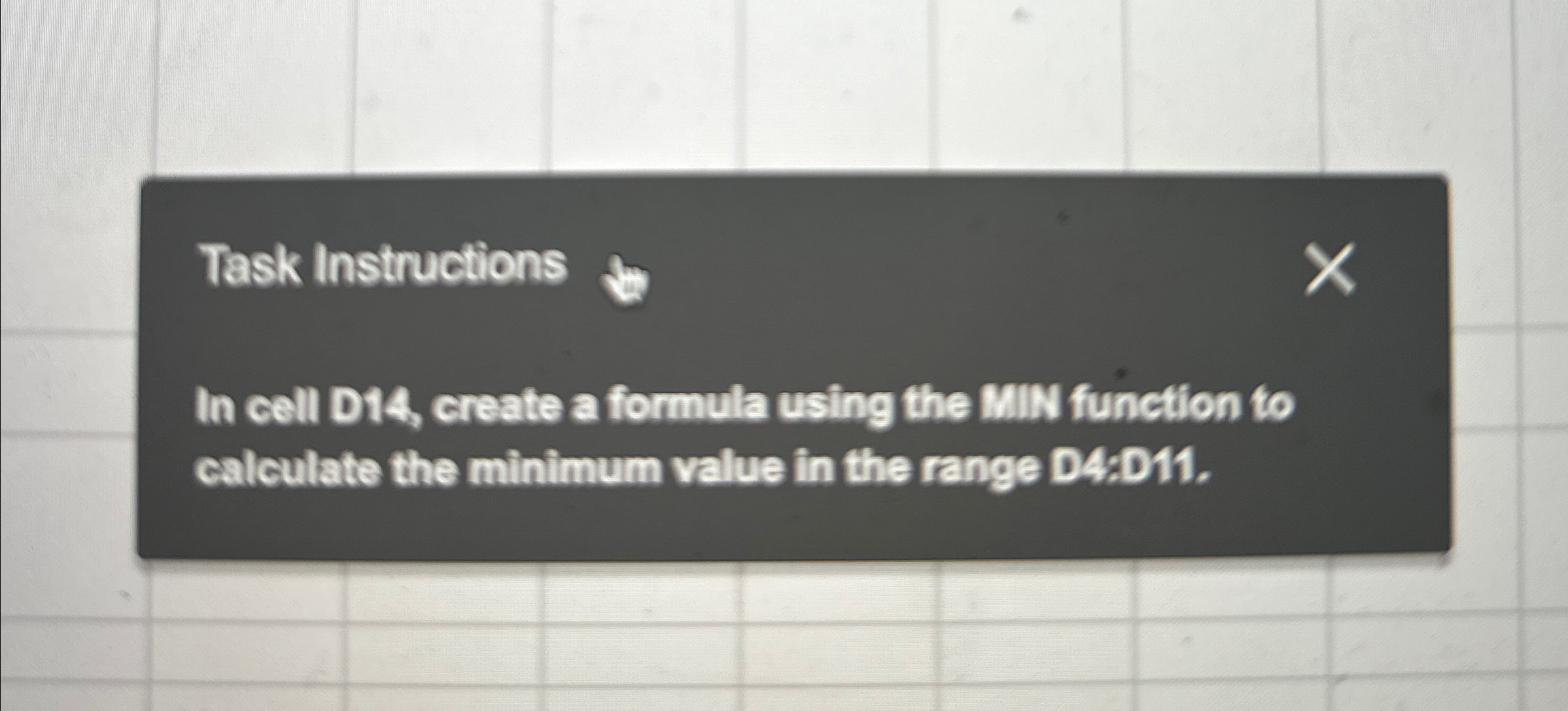 Solved Task Instructionsin Cell D14 ﻿create A Formula Using 