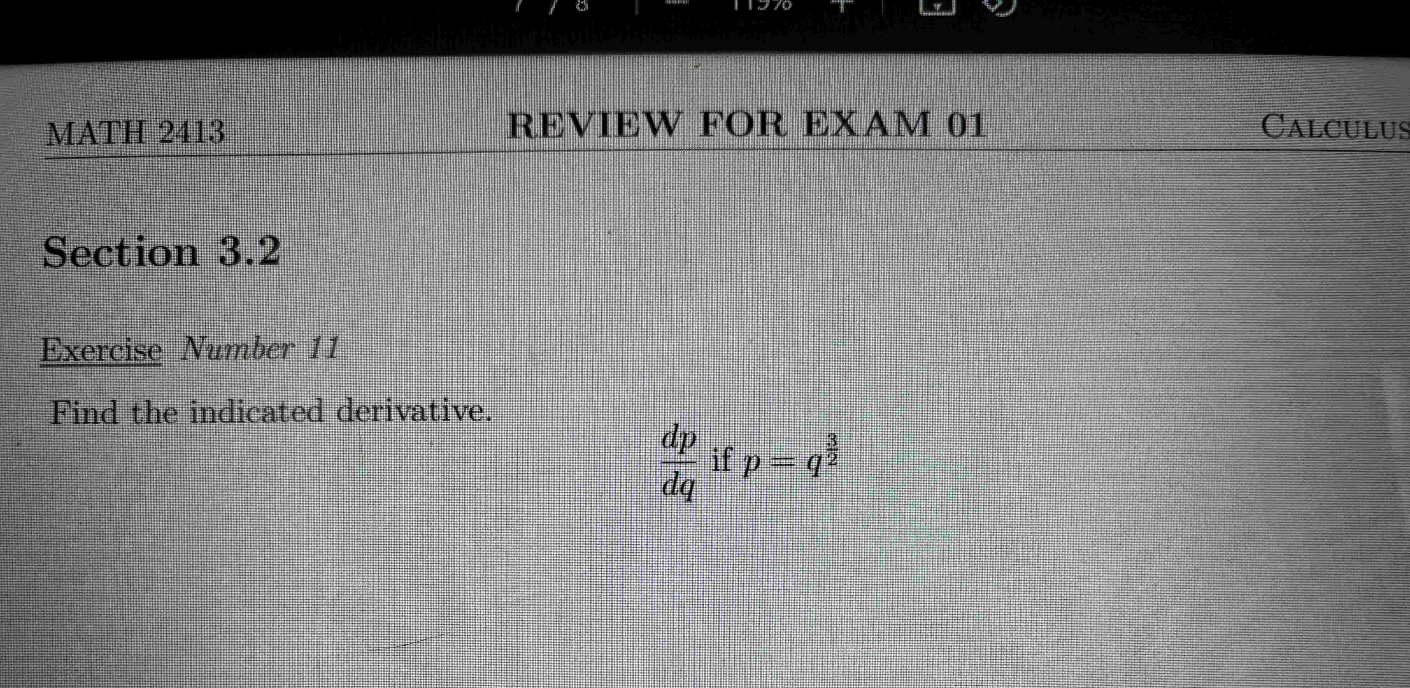 Solved Section 3.2Exercise Number 11Find the indicated | Chegg.com