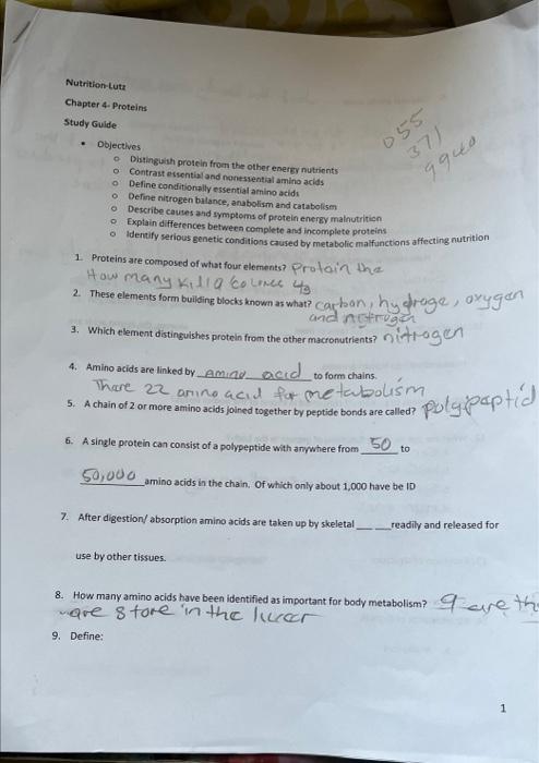 Solved nutrionI was try to answer these question but i | Chegg.com