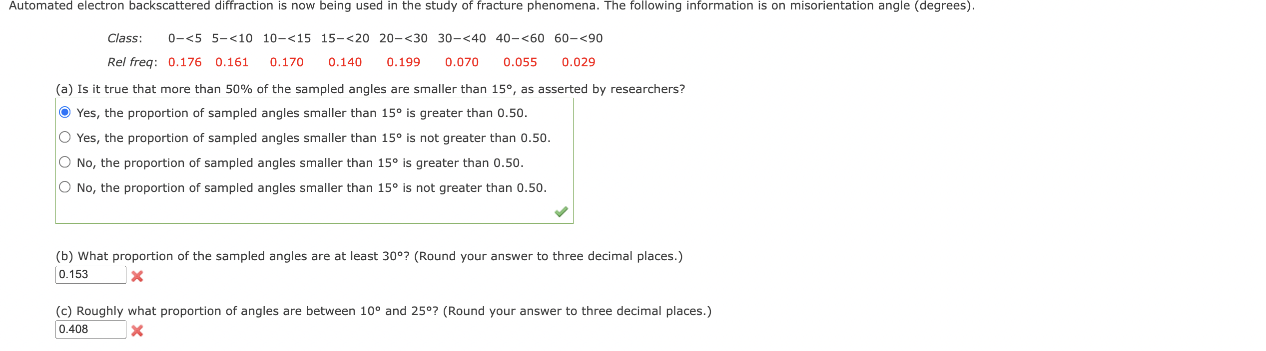 Solved Automated electron backscattered diffraction is now | Chegg.com