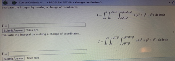Solved Course Contents ... > PROBLEM SET 08 > | Chegg.com