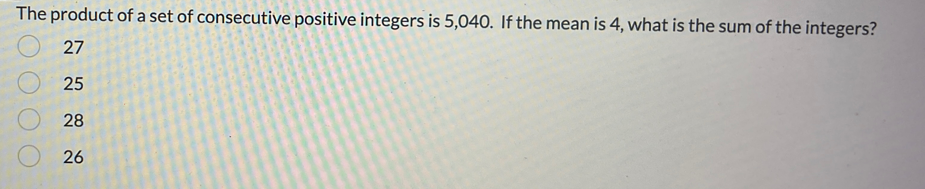 Solved The product of a set of consecutive positive integers | Chegg.com