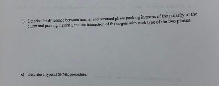Solved b) Describe the difference between normal and | Chegg.com