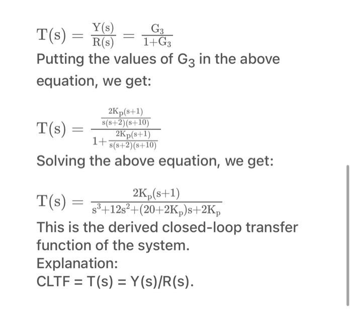 Solved 1. Use MATLAB to derive the unit step response of the | Chegg.com