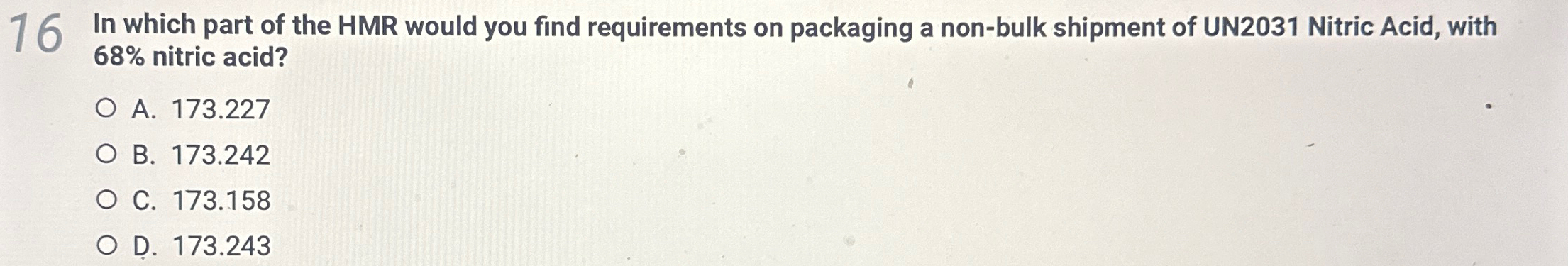 Solved 16 ﻿In which part of the HMR would you find | Chegg.com