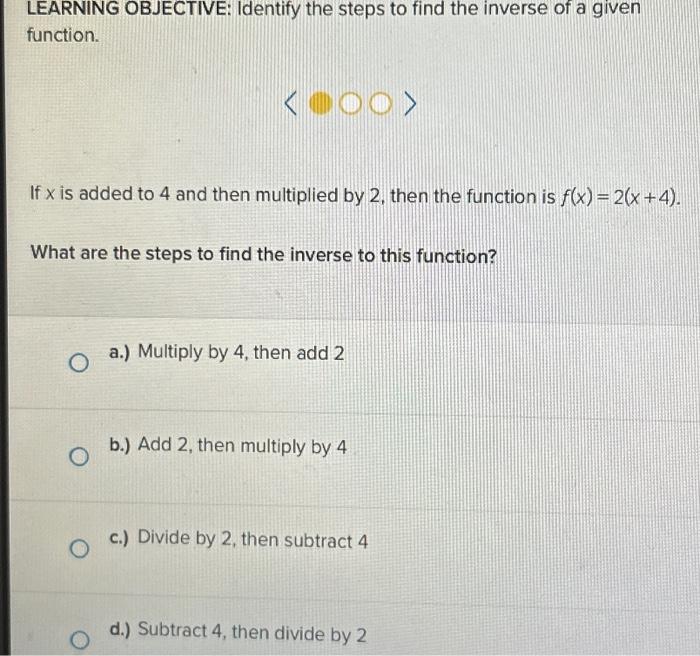 Solved LEARNING OBJECTIVE: Identify the steps to find the | Chegg.com