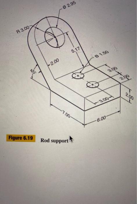 Solved Go to page 358, use fig 6.19: Rod Support. 1. Create | Chegg.com