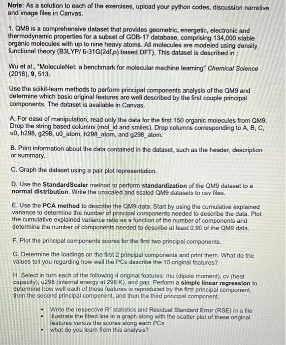 Solved Note: As a solution to each of the exercises, upload | Chegg.com