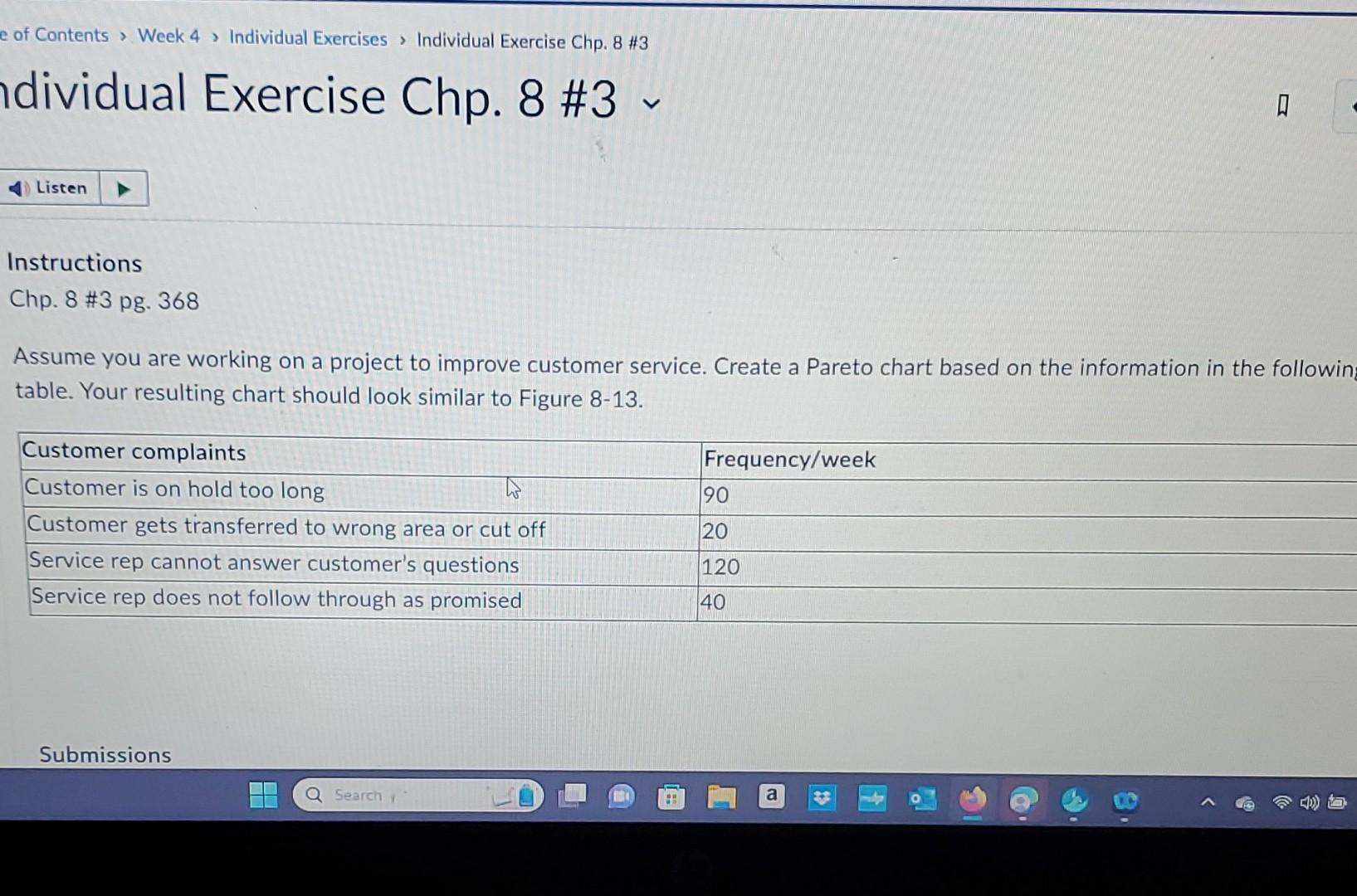 Solved nstructions Chp. 8 \#3 pg. 368 Assume you are working | Chegg.com