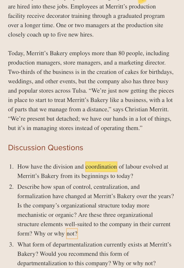 Solved In 1979. Larry Merritt and his wife Bobbie bought The | Chegg.com